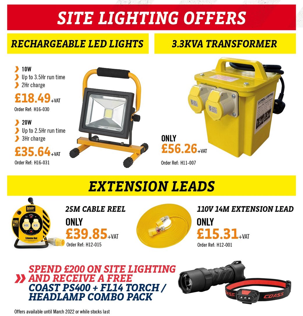 November Site Lighting Offers