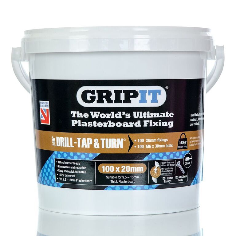 GRIPIT Heavy Duty Plasterboard Fixings